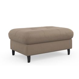 Sit & More Hocker SIT & MORE "Marano", grau (taupe), B:102cm H:43cm T:67cm, 98% Polyester, 2% Polyamid, Hocker, Hocker, mit Stauraum