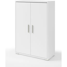 Aktenschrank BEGA OFFICE "Office Line" Schränke Gr. B/H/T: 79cm x 114cm x 35cm, 2 St., weiß Büroschrank, Aktenschrank Mehrzweckschrank wahlweise in 3 Farben