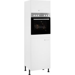 Backofen/Kühlumbauschrank Optifit "Parma" Schränke Gr. B/H/T: 60 cm x 211,8 cm x 58,4 cm, 1 St., Komplettausführung, weiß Breite 60 cm