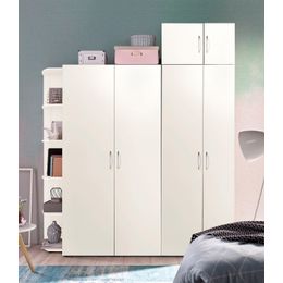 Kleiderschrank wimex "Multiraumkonzept" Schränke Gr. B/H/T: 80cm x 185cm x 54cm, 2 St., weiß