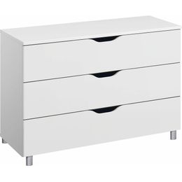 Kombikommode Rauch "Freiham" Sideboards Gr. B/H/T: 93 cm x 67 cm x 42 cm, weiß