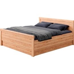 Einzelbett Priess "Arnsberg", braun (artisan eiche), B:188cm L:208cm, Betten, Kinder-Einzelbett Bettgestell, Komfortliegehöhe