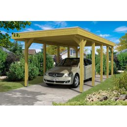 Skan Holz Einzelcarport SKANHOLZ "Friesland" Carports Gr. H: 207 cm, grün