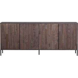 Schubkasten-Unterbau Woood Schränke Gr. B/H/T: 200 cm x 85 cm x 44 cm, braun Sideboard H 85 cm x B 200 T 44