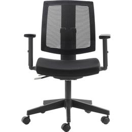 mayer Sitzmöbel Drehstuhl MAYER SITZMÖBEL "2232", schwarz (schwarz, schwarz), B:70cm H:88cm T:64cm, Stühle, Bürodrehstuhl, besonders für Frauen geeignet