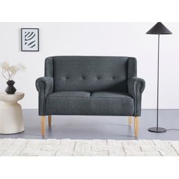 Küchensofa Home Affaire "Moro", blau (ocean), B:142cm H:99cm T:73cm, Microfaser in Antiklederoptik (100% Polyester), Sofas, in verschiedenen Stoffen und Farben