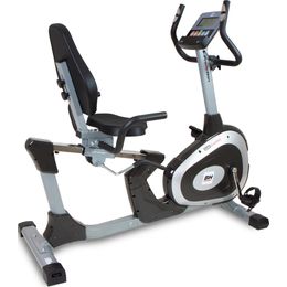 Liege-Heimtrainer BH FITNESS "Artic Comfort Program H854B" Fahrradtrainer grau (grau, schwarz)