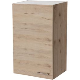 Hängeschrank Flex-Well "Riva" Schränke Gr. B/H/T: 60 cm x 89 cm x 32 cm, 1 St., braun (quarz cubanit, san remo eiche) (B x H T) 60 89 32 cm