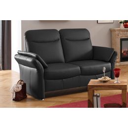 2-Sitzer Home Affaire "Tahoma", schwarz, B:169cm H:103cm T:89cm, Sofas, mit Armteilverstellung, Federkern