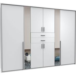 Kleiderschrank wimex "Vanea" Schränke Gr. B/H/T: 270 cm x 208 cm x 58 cm, 8 St., weiß Drehtürenschrank Kleiderschrank Schränke