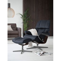 stressless "Reno" mit Cross Base, Gr&ouml;&szlig;e S, M & L, Holzakzent Braun