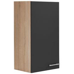 Hängeschrank Optifit "Kalmar" Schränke Gr. B/H/T: 50 cm x 90 cm x 35 cm, 1 St., grau (anthrazit)