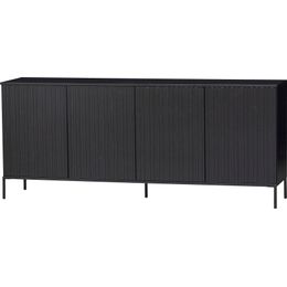 Buffet Woood "New Gravure" Schränke beige (natur) Sideboard H 85 cm x B 200 T 44