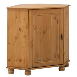 Eckkommode Home Affaire "Finca" Sideboards Gr. B/H/T: 90 cm x 80 cm x 50 cm, beige (natur gebeizt, gewachst)