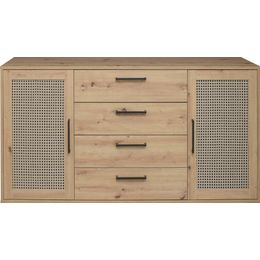 Mäusbacher Kommode MÄUSBACHER Sideboards Gr. B/H/T: 178cm x 87cm x 45cm, ohne Füße, 4 St., braun (asteiche)