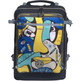 Schulrucksack KATTBJØRN "Classic, Mind Gamer" Gr. B/H/T: 32 cm x 42 cm x 15 cm, bunt (mind gamer) Kinder Rucksäcke mit Laptopfach; alle Innen- und Außenstoffe aus recyceltem PET