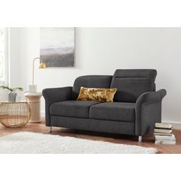 Sit & More 2,5-Sitzer SIT & MORE "Darwin", grau (fango), B:179cm T:96cm, Sofas, inklusive Federkern, wahlweise mit Kopfteilverstellung