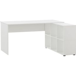 Regal-Schreibtisch Schildmeyer "Serie 400" Tische Gr. B/H/T: 150,0 cm x 73,6 cm x 65,0 cm, weiß (weiß, weiß, weiß)