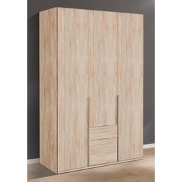 Kleiderschrank wimex "New York" Schränke Gr. B/H/T: 225 cm x 208 cm x 58 cm, 5 St., weiß (weiß, front struktureichefarben hell) wahlweise 208 oder 236cm hoch