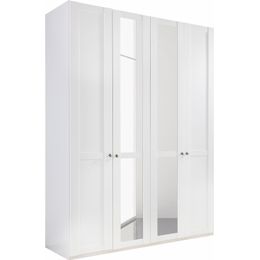 Kleiderschrank wimex "New York" Schränke Gr. B/H/T: 180 cm x 208 cm x 58 cm, 4 St., weiß in 5 Breiten und 2 Höhen