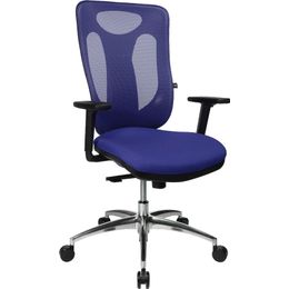 Bürostuhl Topstar "Sitness Net Pro 100" Stühle blau (blau/dunkelblau)