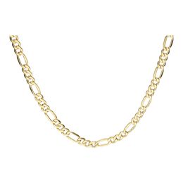 Goldkette Luigi Merano "Figarokette, Gold 585" Halsketten Gr. 45 cm, Gelbgold 585, goldfarben (gold) Damen