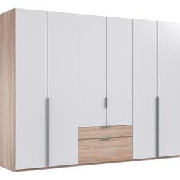 Kleiderschrank wimex "New York" Schränke Gr. B/H/T: 270 cm x 208 cm x 58 cm, 6 St., weiß (struktureichefarben hell, front weiß) wahlweise 208 oder 236cm hoch