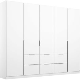 Drehtürenschrank Rauch "Memphis" Schränke Gr. B/H/T: 225 cm x 210 cm x 54 cm, 5 St., weiß