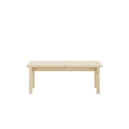 Sitzbank Karup Design "PACE BENCH" Sitzbänke Gr. B/H/T: 120 cm x 45 cm x 40 cm, braun (klar lackiert) aus FSC-zertifiziertem Kiefernholz, Größe 120 x 40 cm.