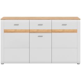 Sideboard Inosign Sideboards Gr. B/H/T: 150 cm x 86 cm x 43 cm, 1 St., grau (ashgra, eiche)