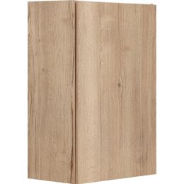 Hängeschrank Optifit "Roth" Schränke Gr. B/H/T: 60 cm x 89,6 cm x 34,6 cm, 1 St., Komplettausführung, braun (wildeichefarben, wildeichefarben) Breite 60 cm