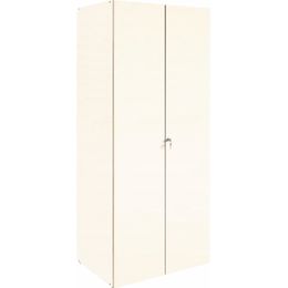 Kleiderschrank wimex "Multiraumkonzept" Schränke Gr. B/H/T: 80 cm x 185 cm x 54 cm, 2 St., weiß abschließbar