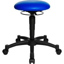 Arbeitshocker Topstar "Body Balance 10" Hocker Gr. B/H/T: 60 cm x 55 cm x 60 cm, Kunstleder, blau (royalblau)