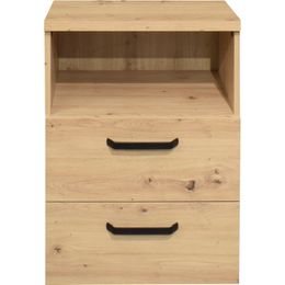 Mäusbacher Mehrzweckschrank MÄUSBACHER Schränke Gr. B/H/T: 50 cm x 73 cm x 35 cm, Basisausführung, braun (asteiche)