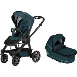 Kombi-Kinderwagen Hartan "Rock it Outdoor" grün (leaf) Baby Kinderwagen Made in Germany