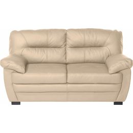 2-Sitzer COTTA "Royale", beige (creme), B:160cm H:86cm T:90cm, NaturLEDER (echtes Rindsleder);Kunstleder SOFTLUX;Luxus-Kunstleder;Luxus-Microfaser (100% Polyester), Sofas