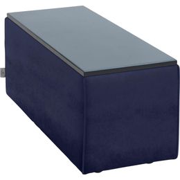 Tischelement Tom Tailor HOME "ELEMENTS" Tische Gr. B/H/T: 35cm x 37cm x 94cm, blau (indigo tsv 6 + schwarz) Esstisch-Zubehör Esstischplatte Tischplatte Sofa-Element schwarz, als Couchtisch oder Sofaelement einsetzbar