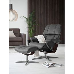 stressless "Reno" mit Cross Base, Gr&ouml;&szlig;e S, M & L, Holzakzent Braun
