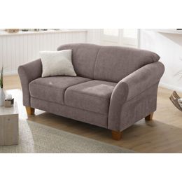 2-Sitzer Home Affaire "Gotland", grau (taupe), B:163cm H:84cm T:89cm, 90% Polyester/10% Polyamid Luxus-Microfaser (100% Polyester);Struktur (100% Polypropylen);Luxus-Microfaser ALTARA NUBUCK (100% Polyester), Sofas, in drei Bezugsqualit&auml;ten