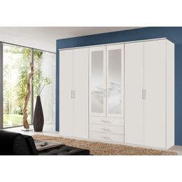 Kleiderschrank wimex "Ben" Schränke Gr. B/H/T: 270 cm x 210 cm x 58 cm, 6 St., weiß mit jeweils drei Schubkästen