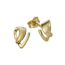 Paar Ohrstecker Vivance "333 Gold diamantiert" Ohrringe Gr. ONE-SIZE, Gold, gelb Damen Ohrstecker Ohrschmuck