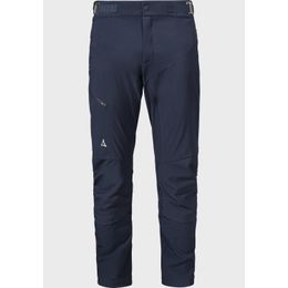 Schöffel Outdoorhose SCHÖFFEL "Hybrid Pants Tree Run M" Gr. 50, Normalgrößen, blau (8820, blau) Herren Hosen