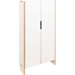 Mehrzweckschrank Tojo "flachmann klein" Schränke Gr. B/H/T: 70 cm x 130,8 cm x 23 cm, weiß Höhe 130,8 cm