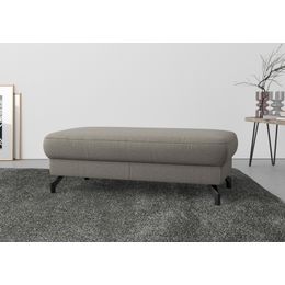 Sit & More Hockerbank SIT & MORE "Cinturo", braun (schlamm), B:131cm H:45cm T:67cm, Hocker, mit Federkern, Sitzh&ouml;he 45 cm