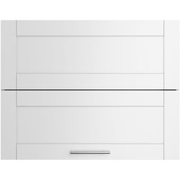 Falttürenschrank Optifit "Ahus" Schränke Gr. B/H/T: 90 cm x 70,4 cm x 34,9 cm, weiß (weiß matt, weiß) Breite 90 cm