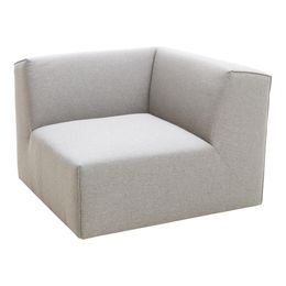 Sofa-Eckelement Tom Tailor HOME "ELEMENTS" Polsterelemente Gr. Struktur fein TBO, grau (powder grey tbo 39) Sofa-Element Ecke zur Verbindung der Sofaelemente