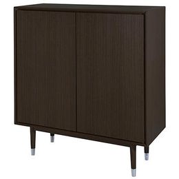 Hochkommode Fink "ADRIAN" Sideboards Gr. B/H/T: 102 cm x 120 cm x 38 cm, braun (dunkelbraun)