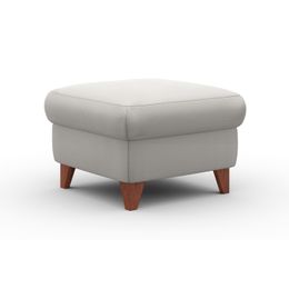 Hocker Machalke "diego" Gr. B/H/T: 65 cm x 44 cm x 65 cm, Jacquardstoff BRUCE, grau (beige, bruce)