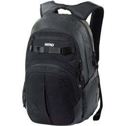 Schulrucksack Nitro "Chase" Gr. B/H/T: 37cm x 51cm x 23cm, schwarz Kinder Rucksäcke Alltagsrucksack, Rucksack für Freizeit, Schule, Arbeit und Reise