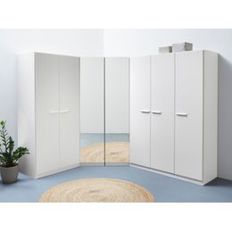 Schrank-Set Rauch "Vandor" Kastenmöbel-Sets Gr. B/H/T: 208 cm x 197 cm x 253 cm, weiß (alpinweiß) Schrankset inklusive 6 Wäscheboxen und 1 Stoff-Organizer mit Fächern